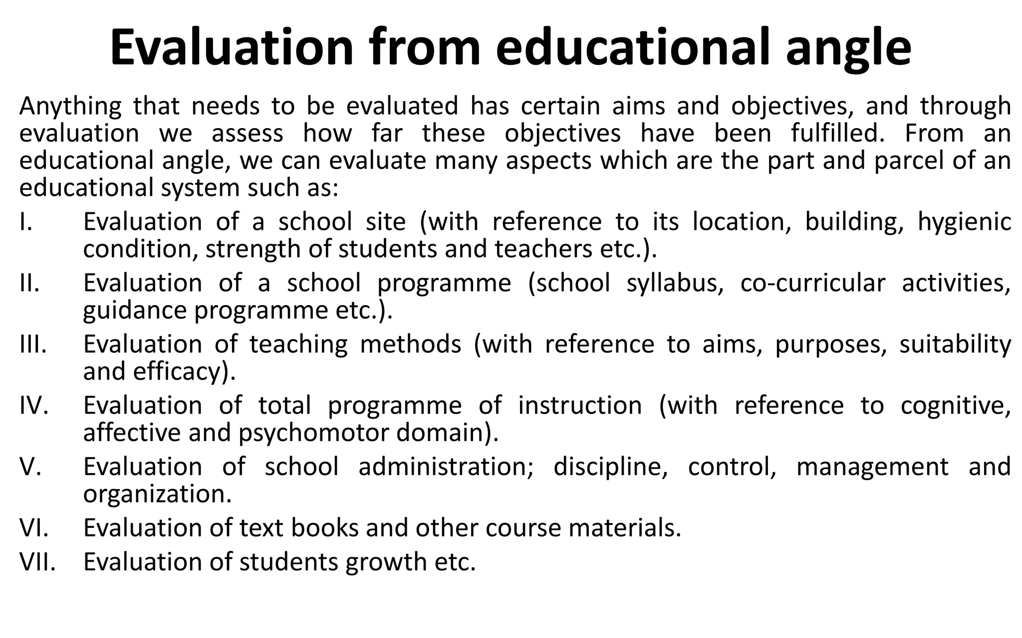 DIFFERENT TYPE OF EDUCATIONAL MEASUREMENT AND EVALUATION TOOLS AND ...