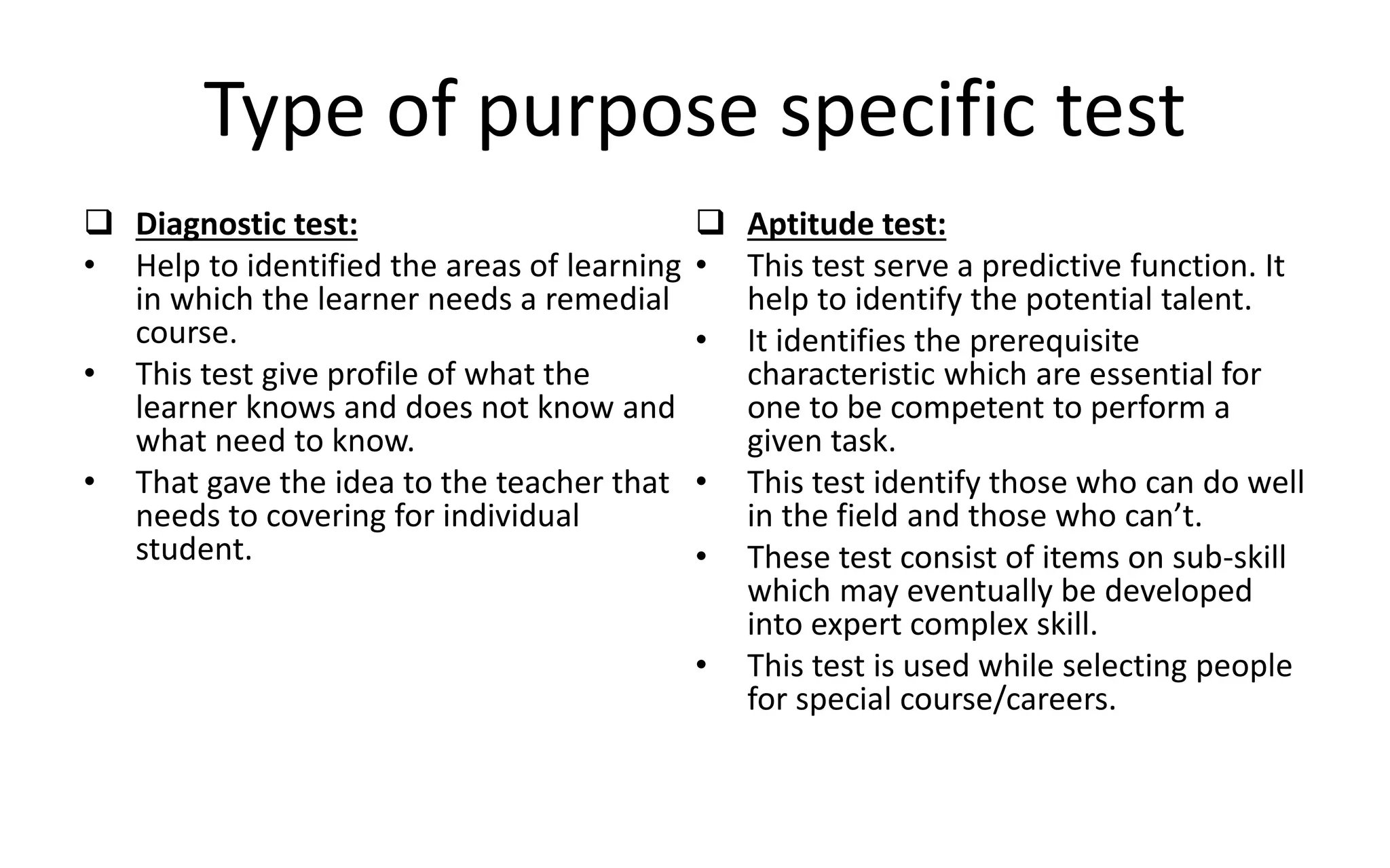 DIFFERENT TYPE OF EDUCATIONAL MEASUREMENT AND EVALUATION TOOLS AND ...