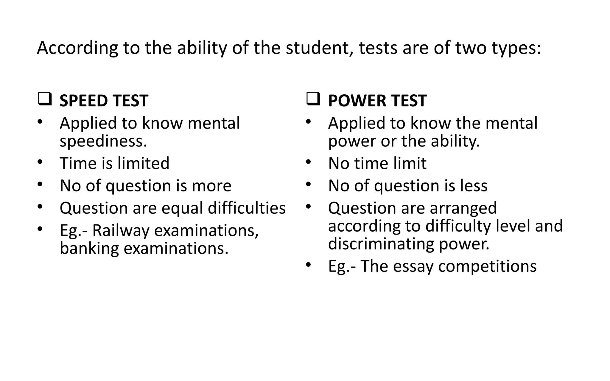 DIFFERENT TYPE OF EDUCATIONAL MEASUREMENT AND EVALUATION TOOLS AND ...