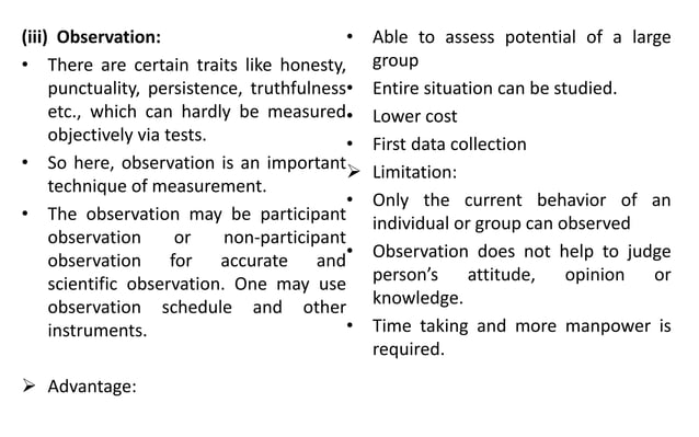 DIFFERENT TYPE OF EDUCATIONAL MEASUREMENT AND EVALUATION TOOLS AND ...