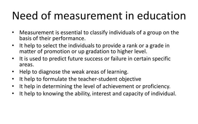 DIFFERENT TYPE OF EDUCATIONAL MEASUREMENT AND EVALUATION TOOLS AND ...