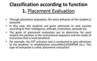 DIFFERENT TYPE OF EDUCATIONAL MEASUREMENT AND EVALUATION TOOLS AND ...