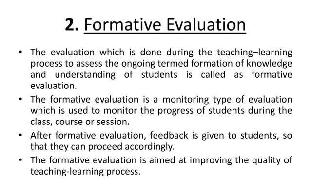 DIFFERENT TYPE OF EDUCATIONAL MEASUREMENT AND EVALUATION TOOLS AND ...