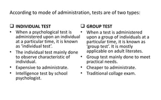 DIFFERENT TYPE OF EDUCATIONAL MEASUREMENT AND EVALUATION TOOLS AND ...