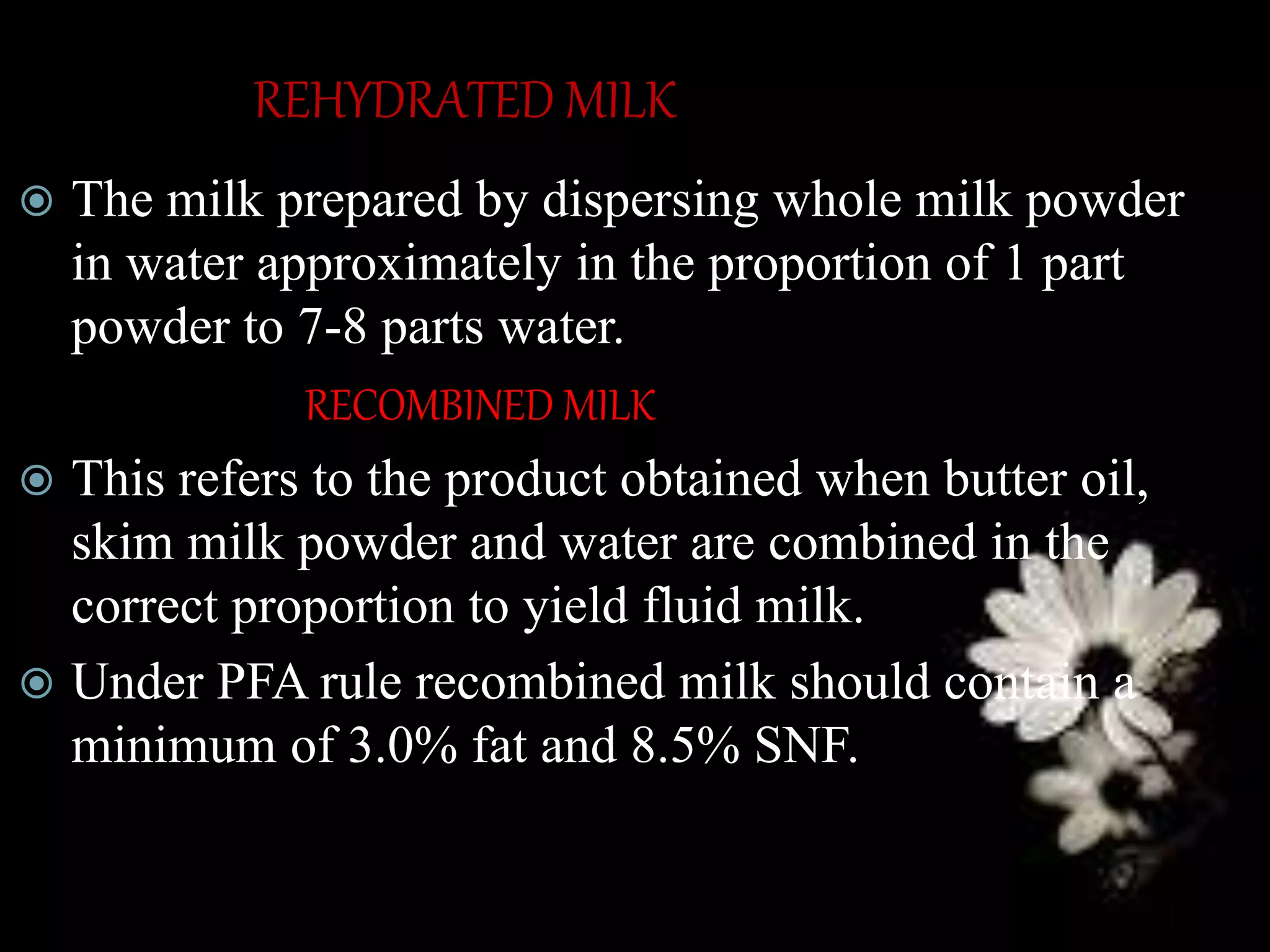 Different types of milk | PPTX