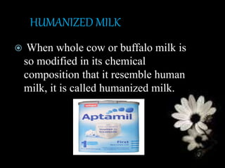 Different types of milk | PPTX