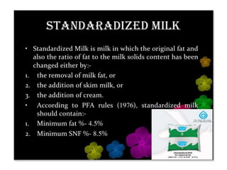 Different types of milk | PPTX