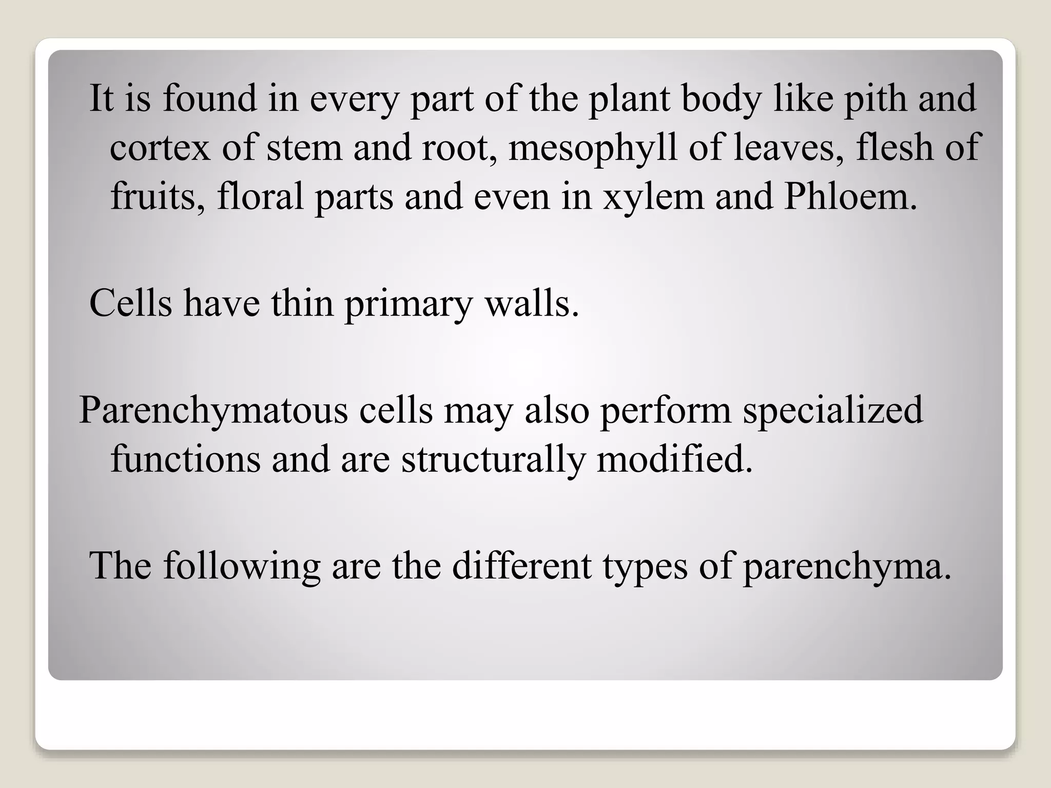 Different type of plant cell in tissue system of plant | PPTX