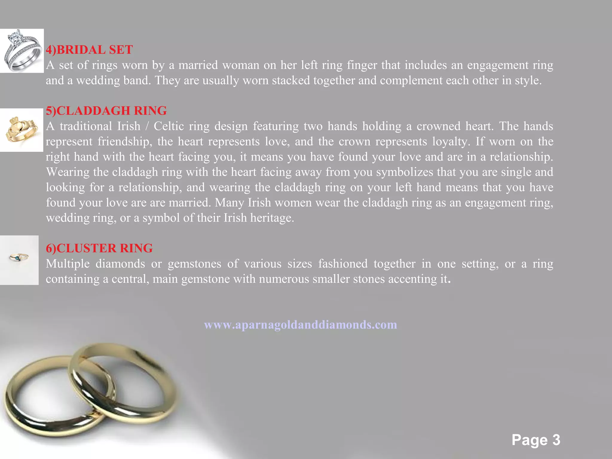 Different type of ring | PPT