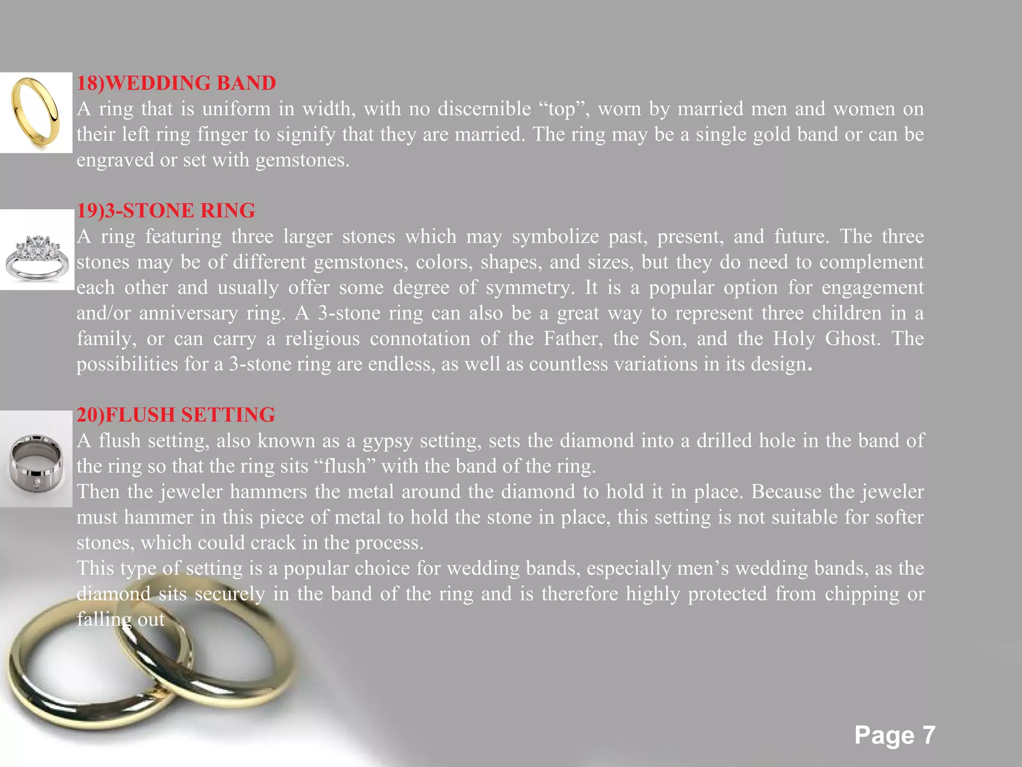 Different type of ring | PPT