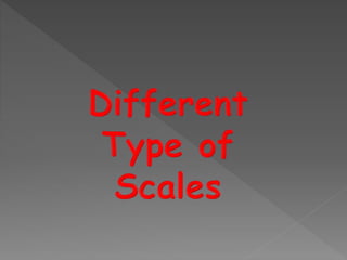 Different type of scale copy | PPT