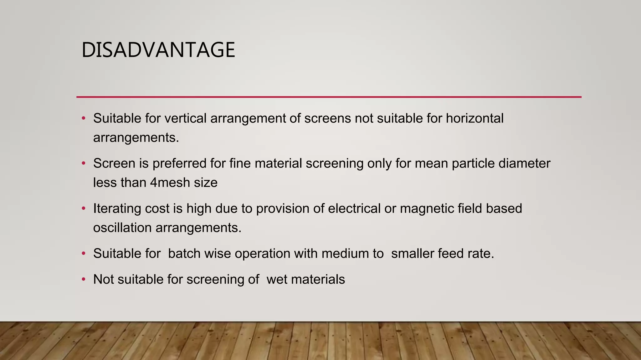 Different type of screening equipment and their application in chemical ...