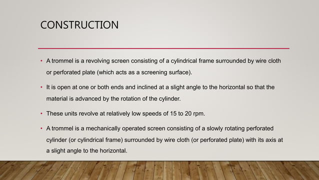 Different type of screening equipment and their application in chemical ...