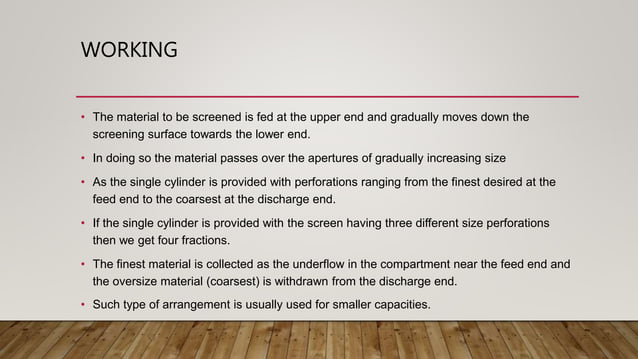 Different type of screening equipment and their application in chemical ...