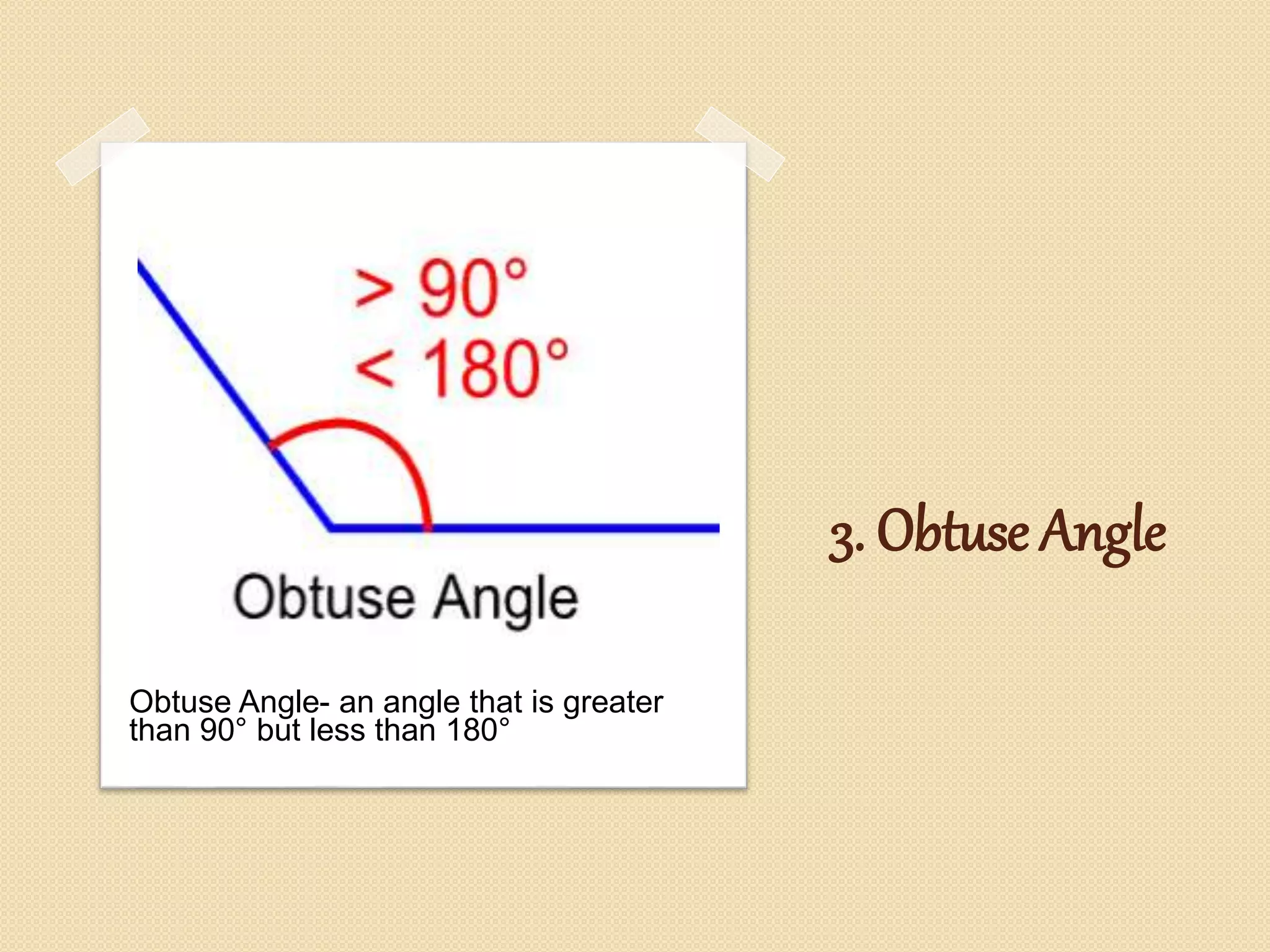 Different types and parts of an angle | PPTX