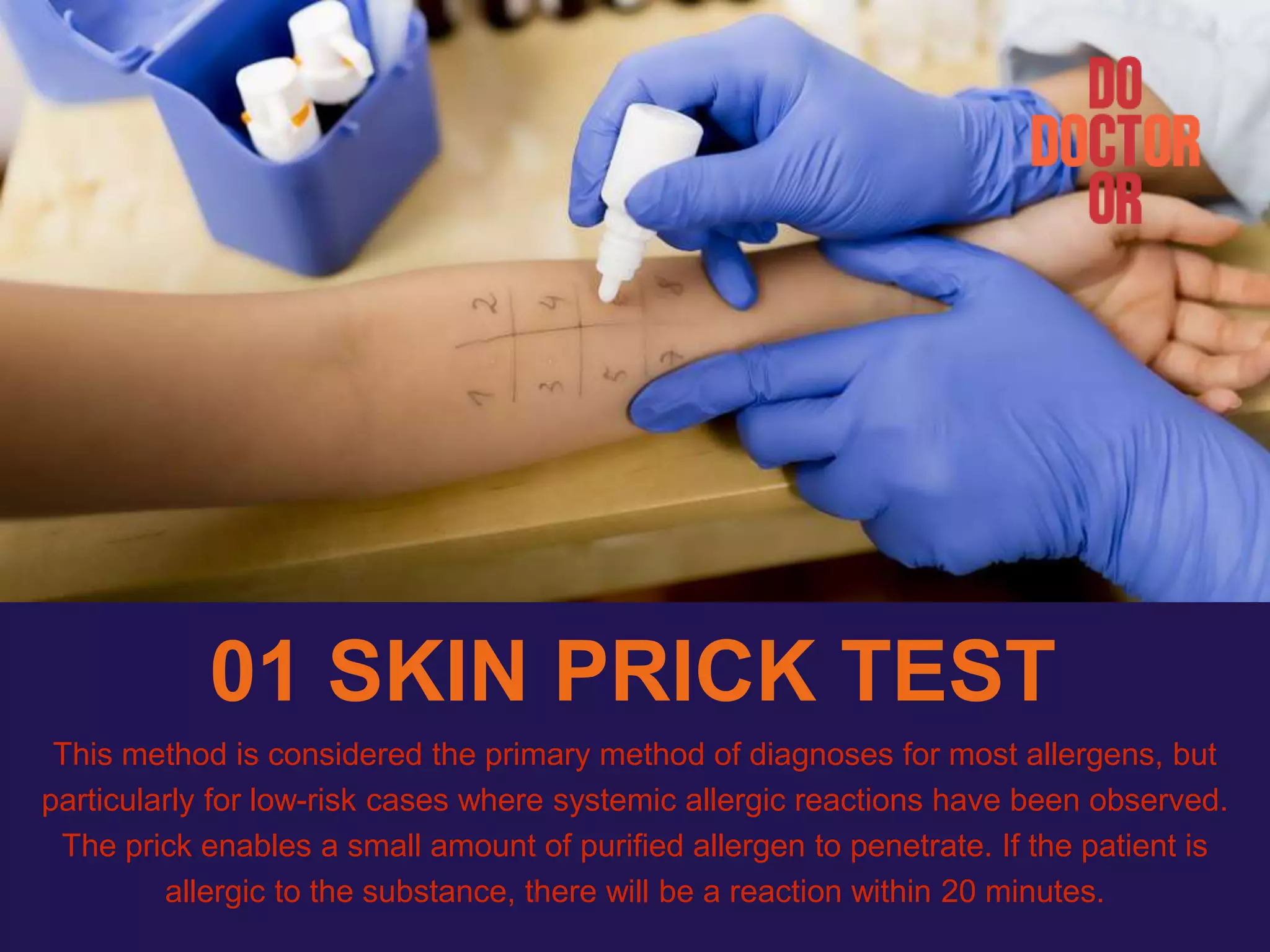 Different Types of Allergy Testing | PPTX