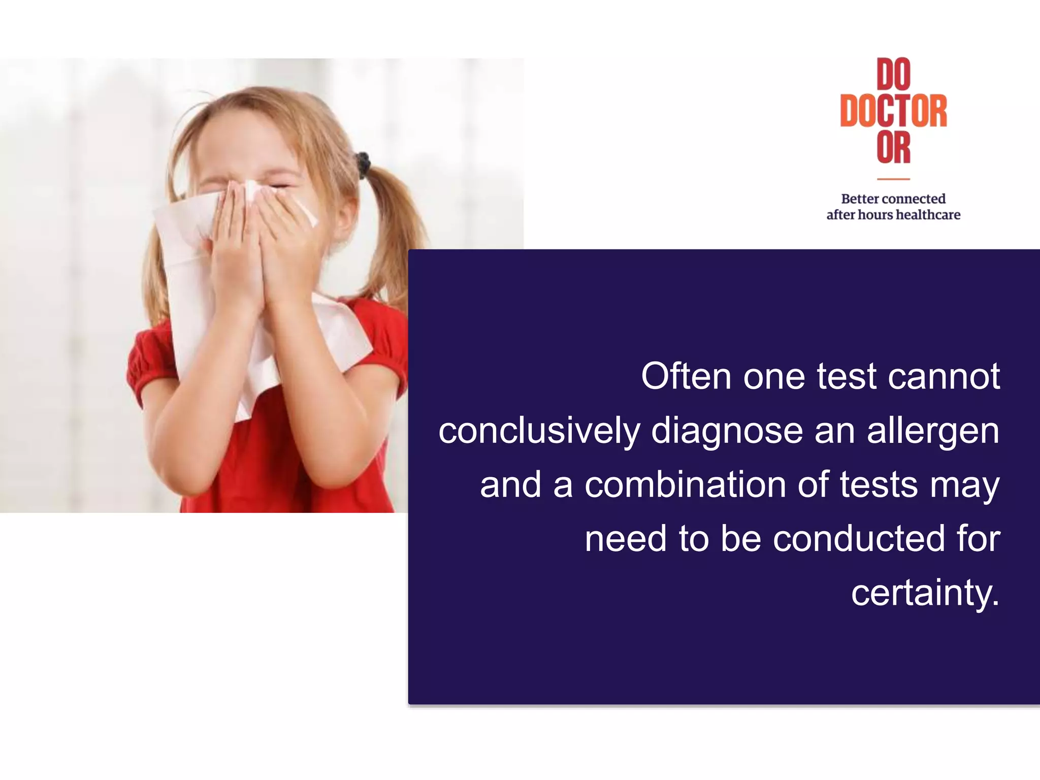 Different Types of Allergy Testing | PPTX