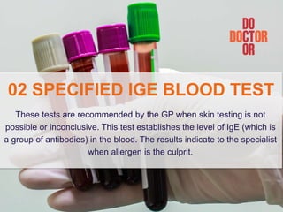 Different Types of Allergy Testing | PPTX