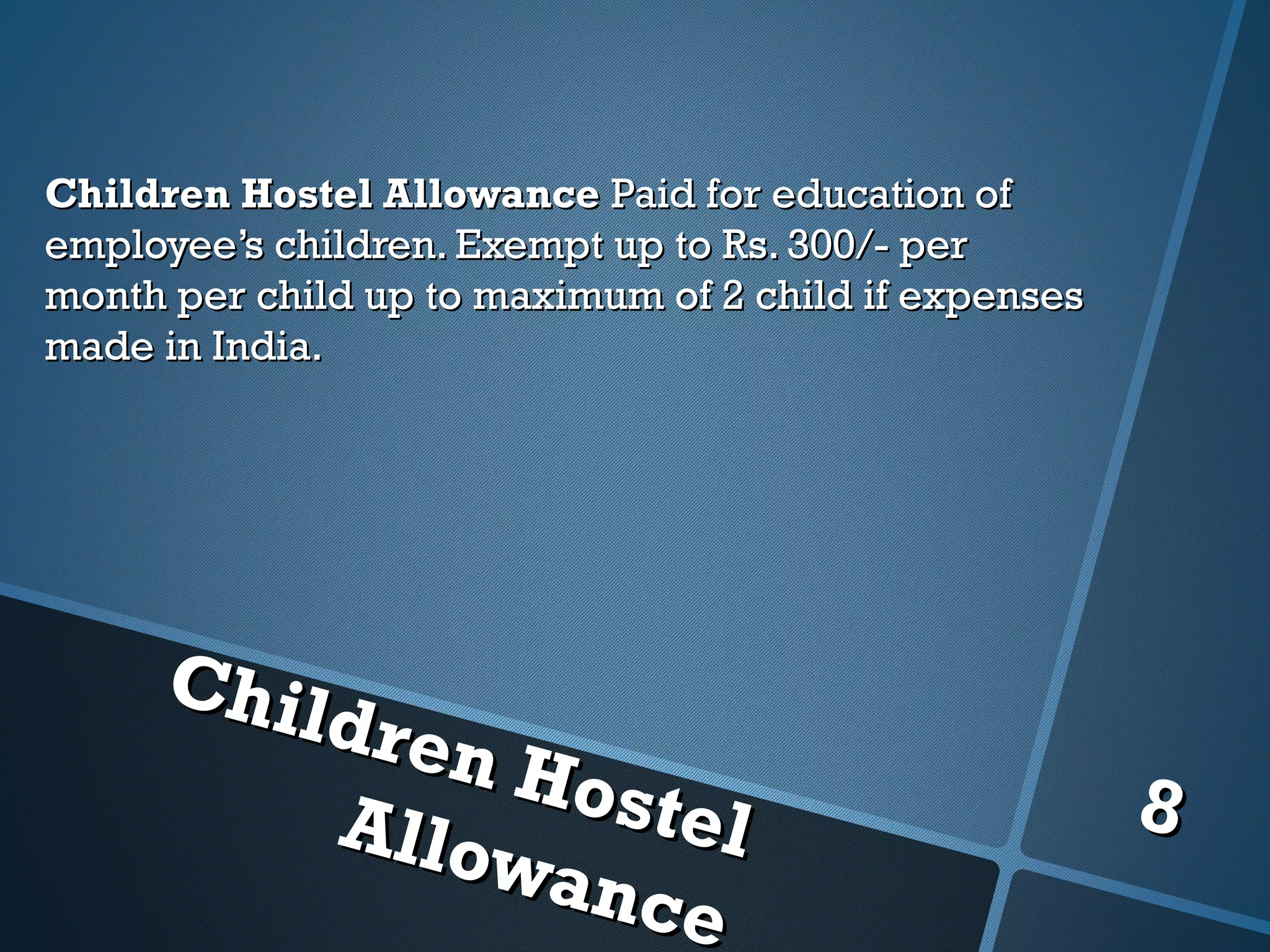 Different types of allowances | PPT