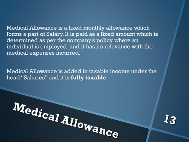 Different types of allowances | PPT | Government Support and Welfare ...