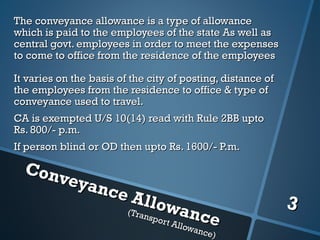 Different types of allowances | PPT
