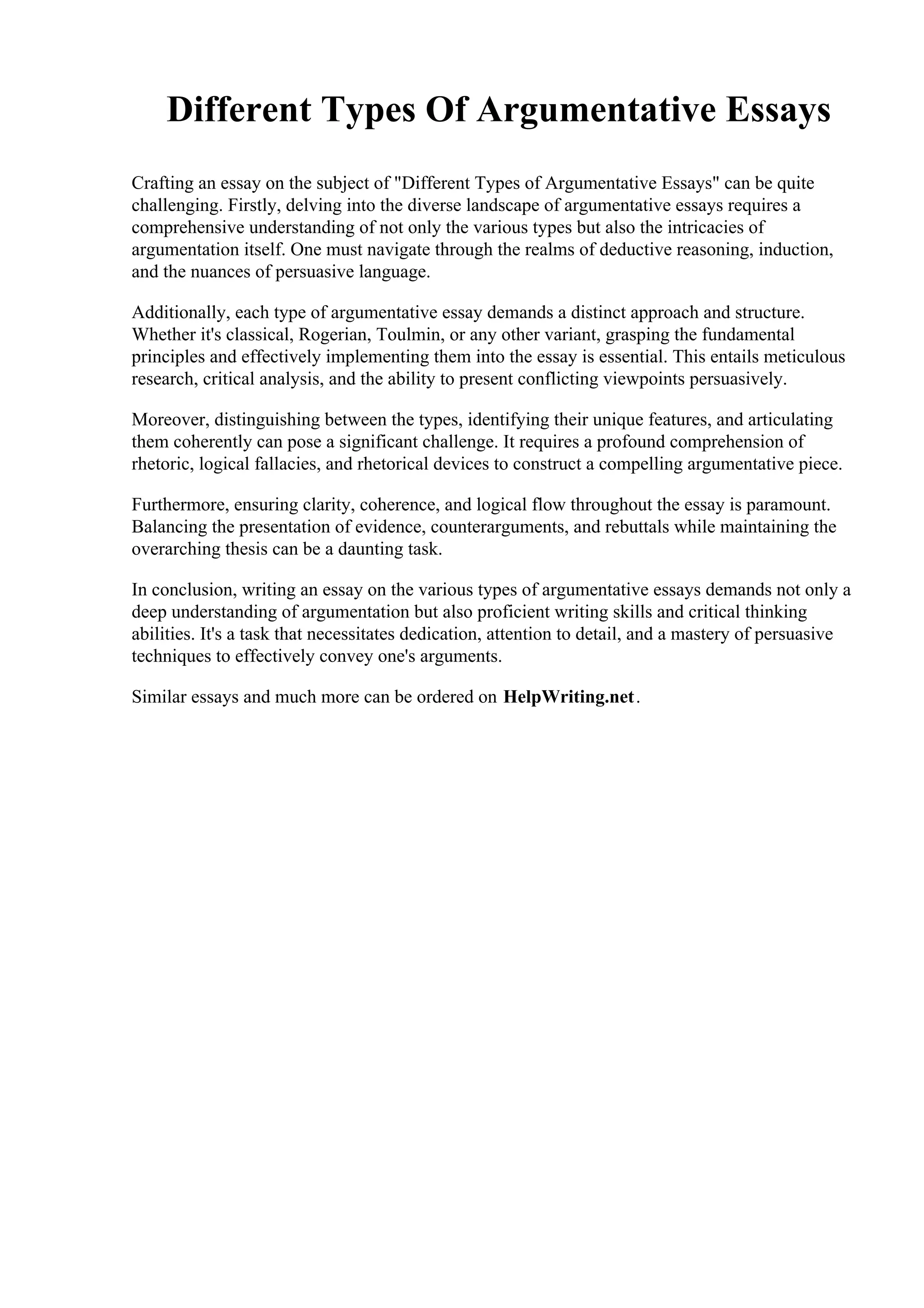 Different Types Of Argumentative Essays.pdf