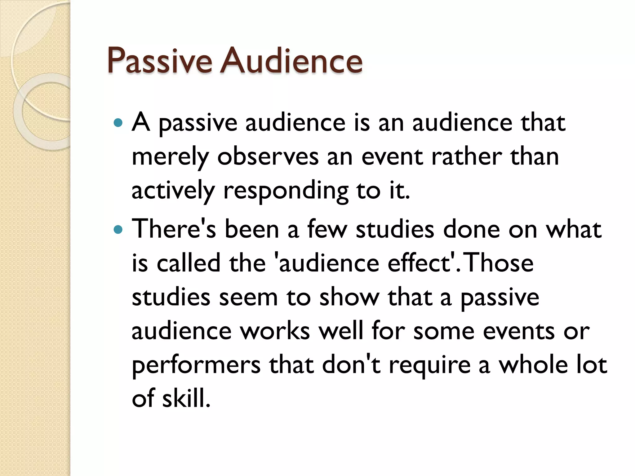 Different types of audience | PPTX
