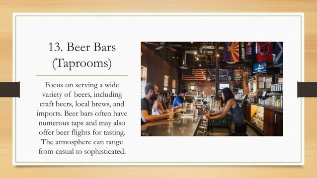 Check Different Types of Bars in Australia | PDF