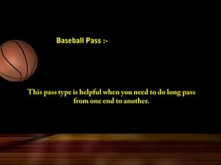 Different Types Of Basketball Passes | PDF