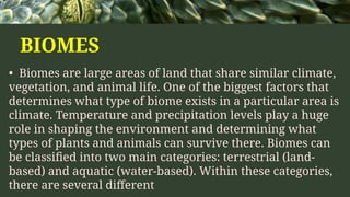 the different_types_of_biomes. in environment pptx | PPT