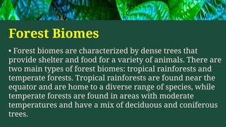 the different_types_of_biomes. in environment pptx | PPT
