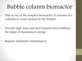 Different types of bioreacter | PPTX