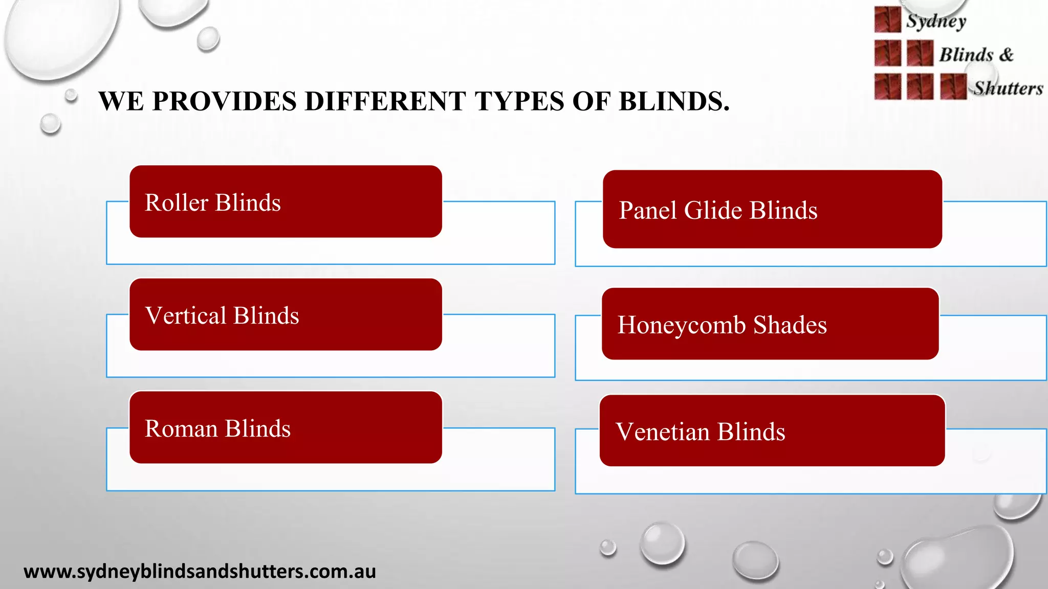 Different types of blinds for your home | PPT