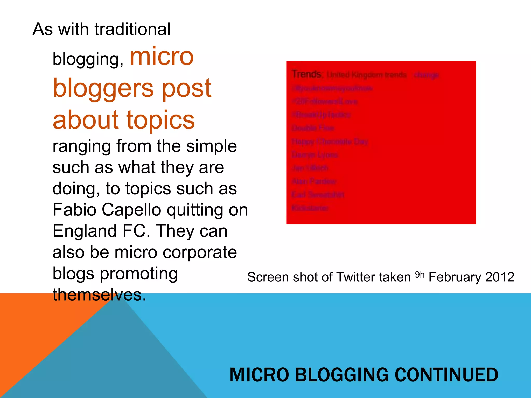 Different types of blog | PPTX