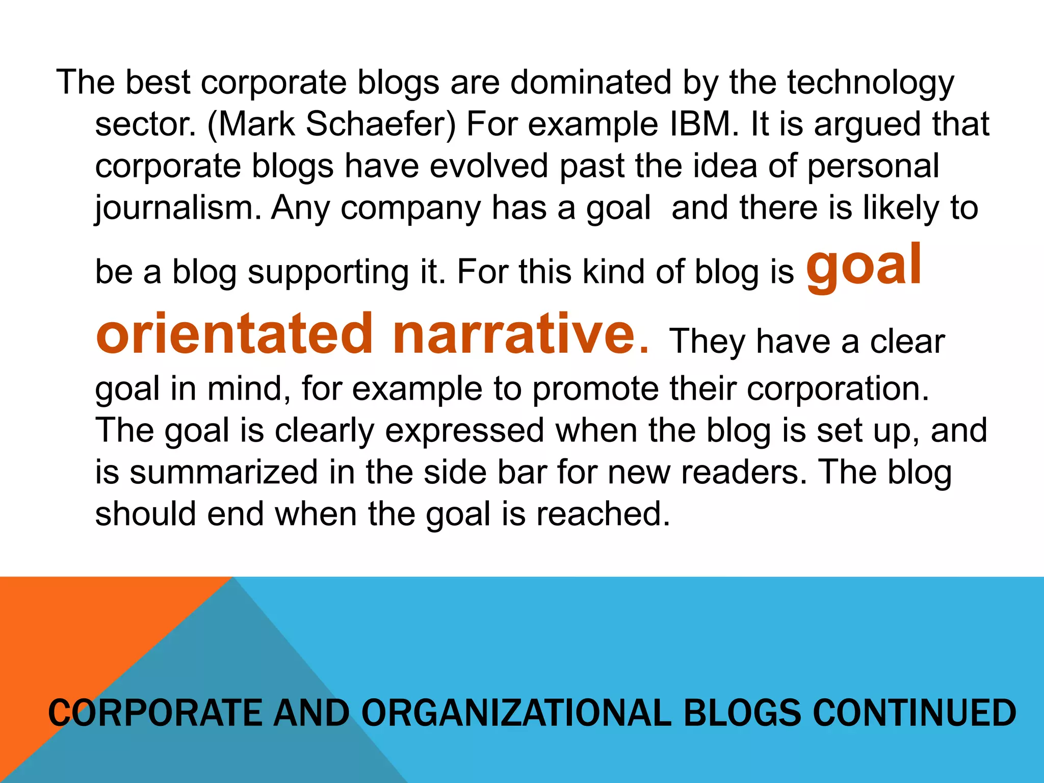 Different types of blog | PPTX