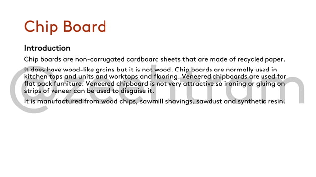 Different types of boards | PDF