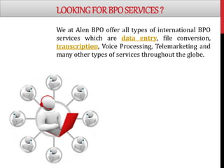 Different Types of BPO Services | PPT