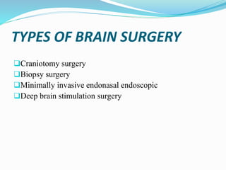 Different Types of Brain Surgery | PPT