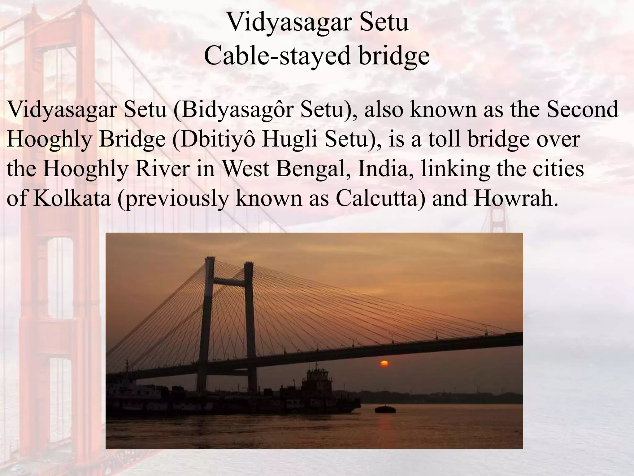 Different types of bridges or innovative bridges in india | PPTX