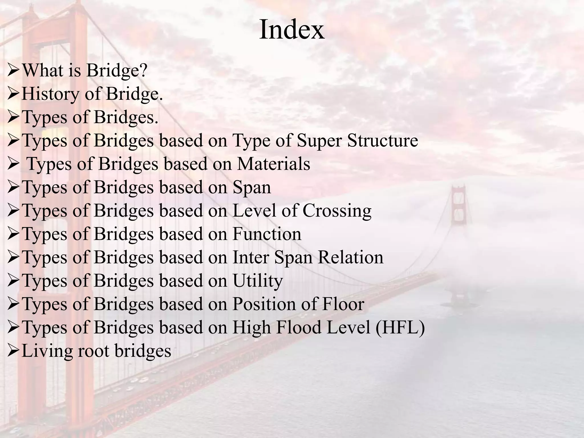 Different types of bridges or innovative bridges in india | PPTX