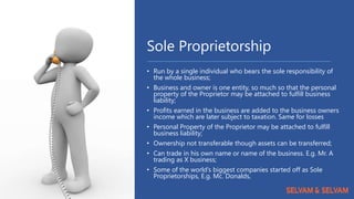 Different types of business entities in india | PPTX