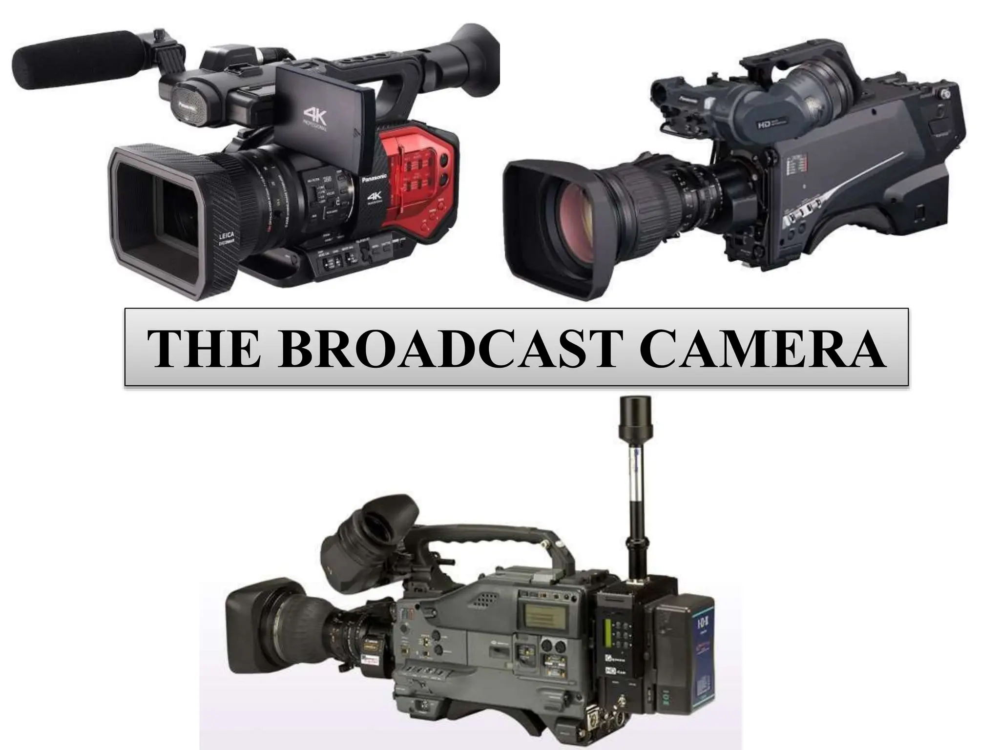 Different types of cameras technologies in use | PPTX