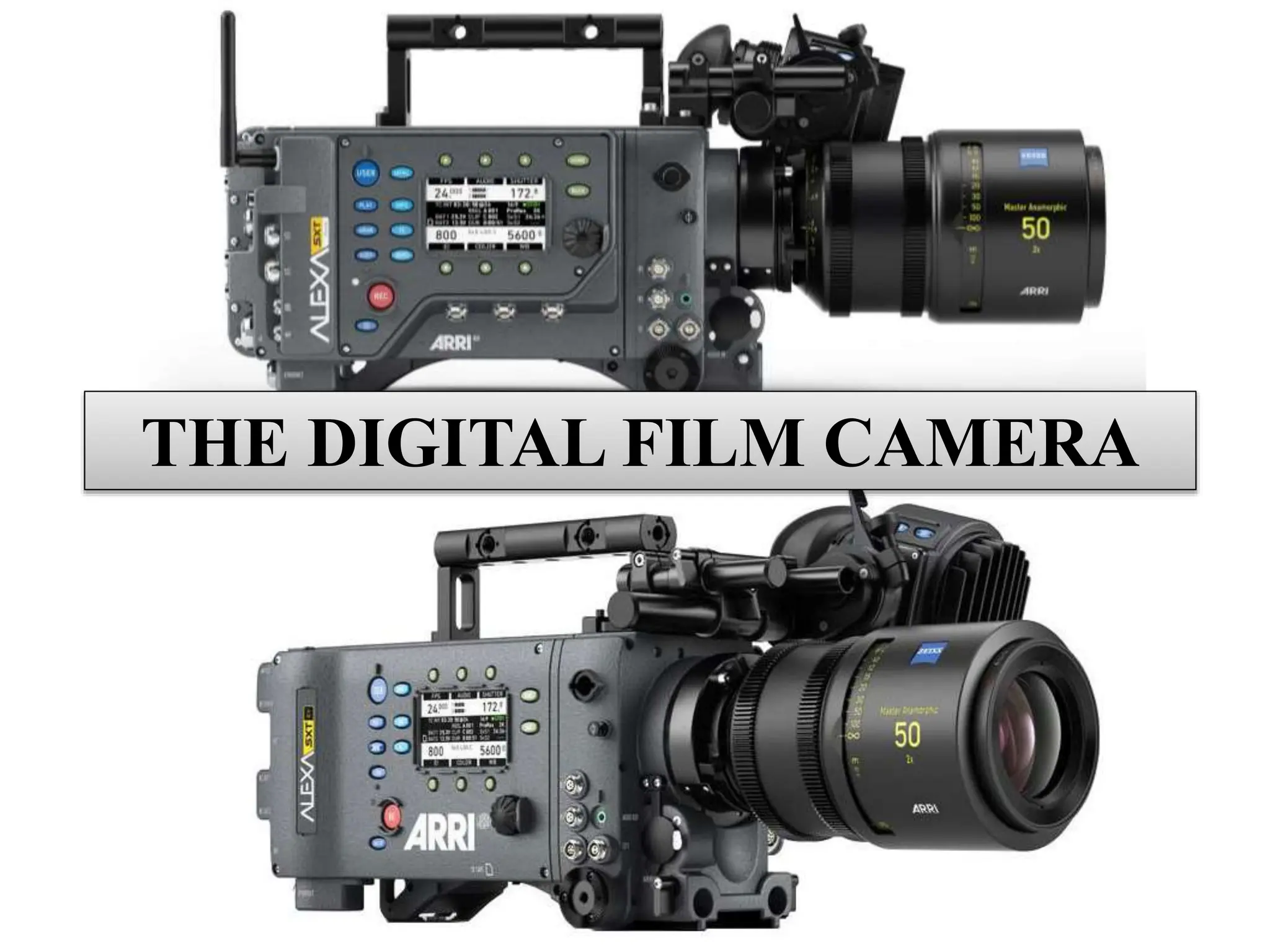 Different types of cameras technologies in use | PPTX