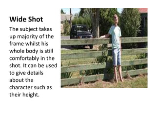 Different types of camera shots | PPTX