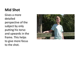 Different types of camera shots | PPTX