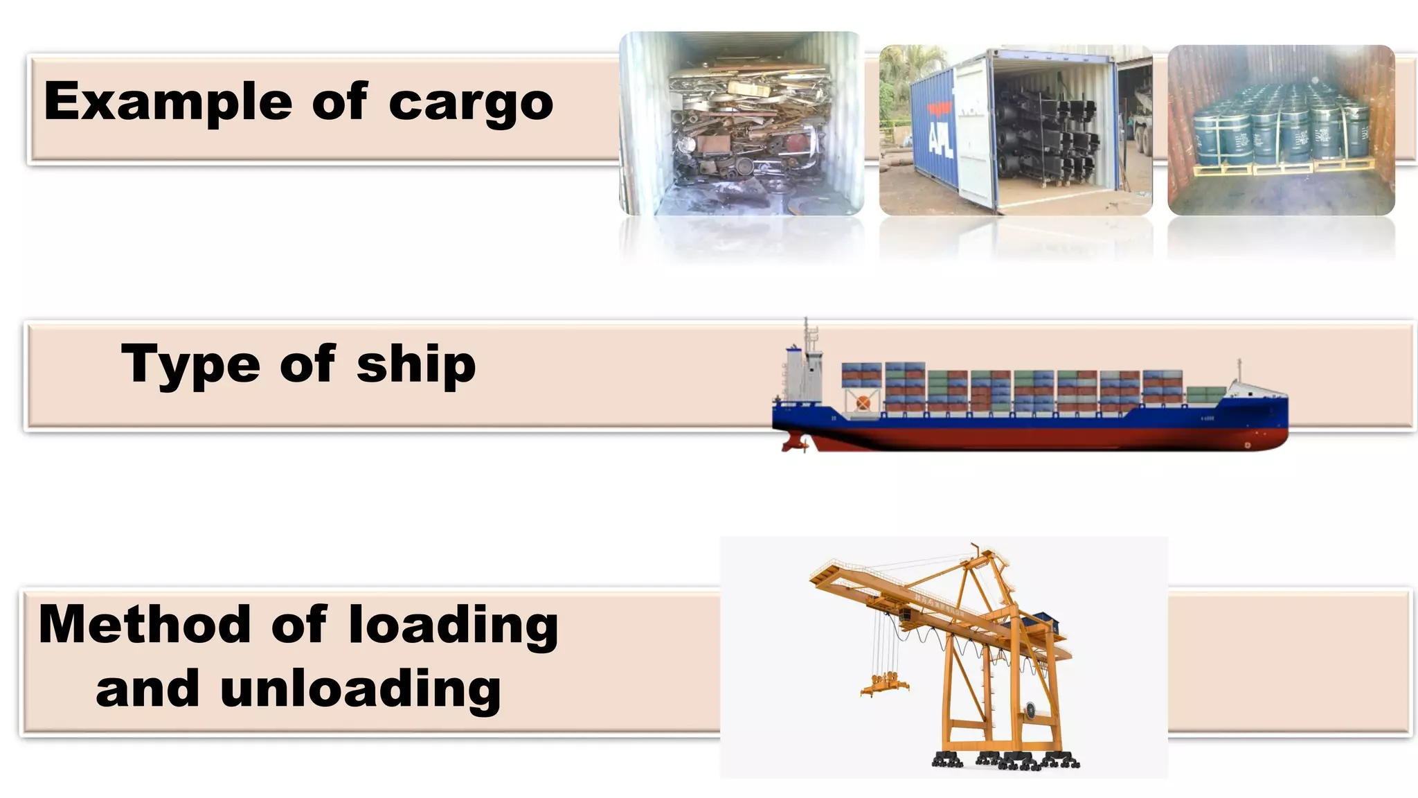 Different types of cargo | PDF