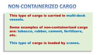 Different types of cargo | PDF