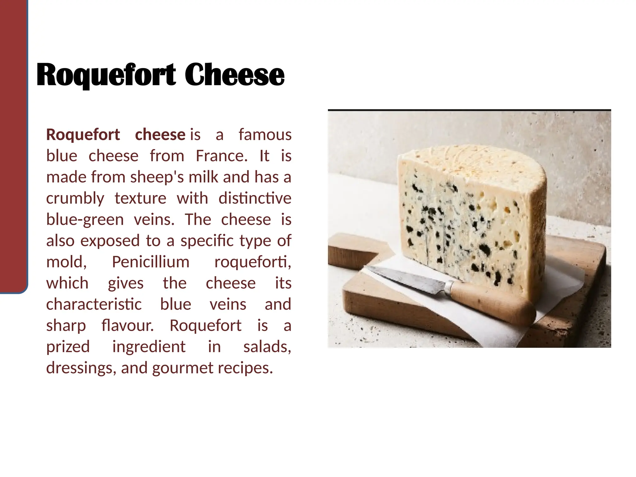 different types of bacterial and mold ripened cheese.pptx