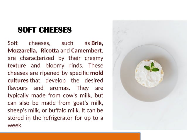 different types of bacterial and mold ripened cheese.pptx