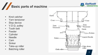 Different types of circular knitting machines | PPTX